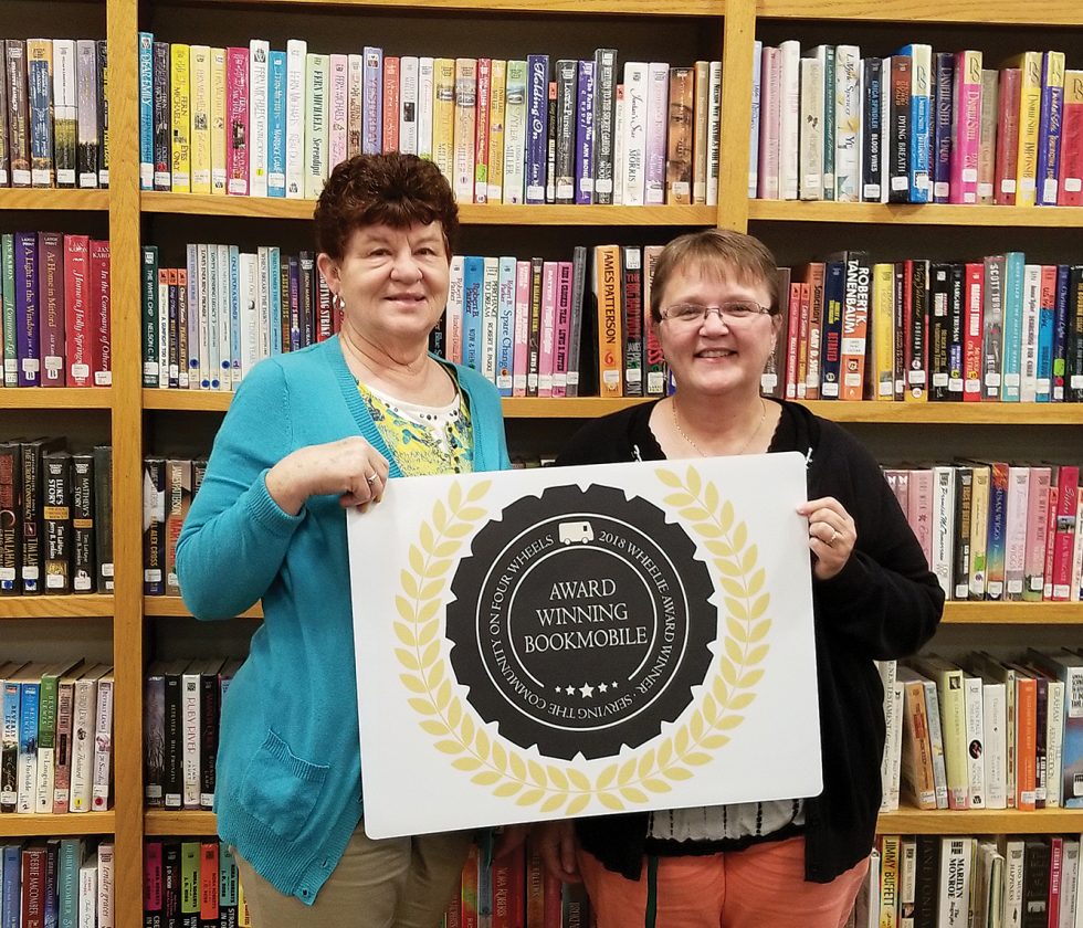 Ward County Library Bookmobile receives Wheelie Award | News, Sports ...